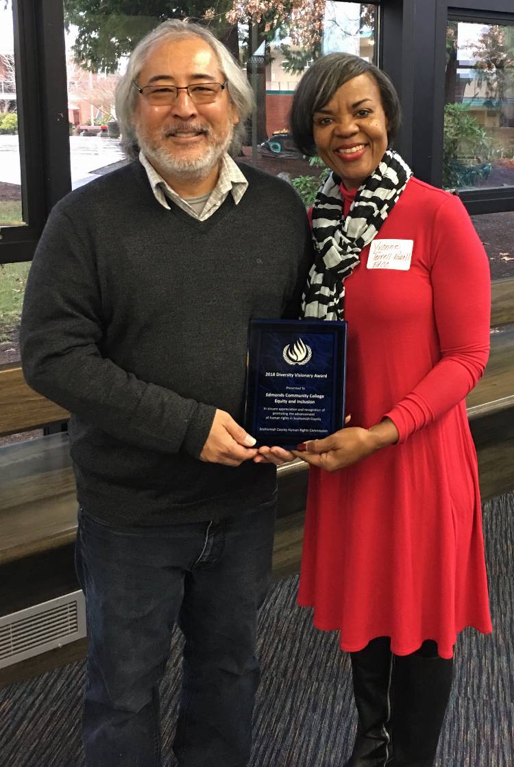Edmonds CC awarded Snohomish Co. Human Rights Diversity Visionary award ...